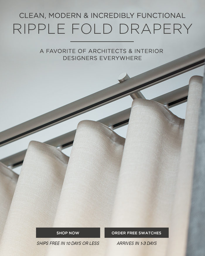The Shade Store: Ripple Fold Drapery & 7 More Styles are 15% OFF + Free ...