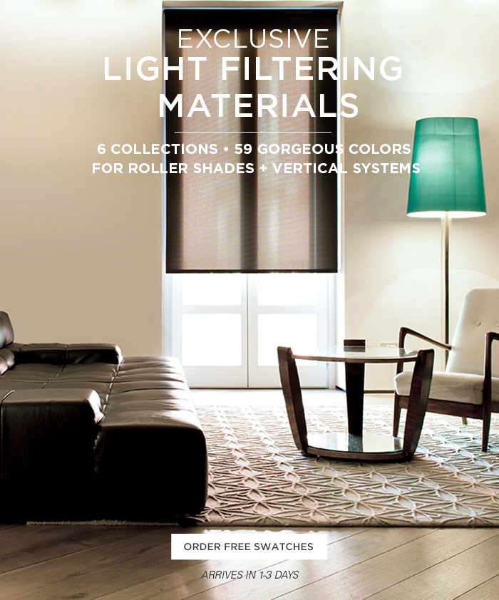 The Shade Store: Good Day Sunshine! Exclusive Light Filtering Materials ...